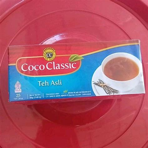 Jual Teh Asli Coco Classic 25 Teh Celup Shopee Indonesia