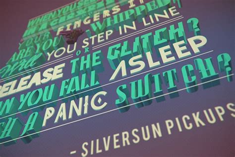 Panic Switch The Design Inspiration Fonts Inspirations The Design