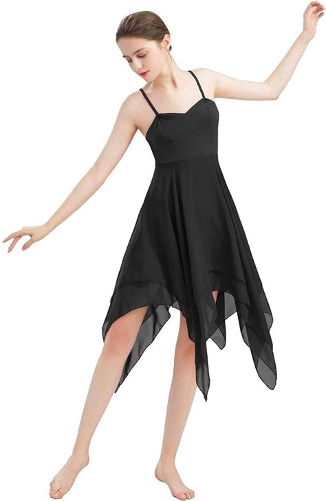 Odasdo Women Lyrical Dance Costume Modern Contemporary Ballet Dancewear