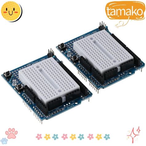 Tamako 2 Sets Protoshield Prototype Expansion Board Fiberglass Blue
