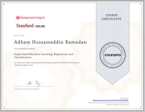 Machinelearning Ai Supervisedlearning Deeplearningai Stanford