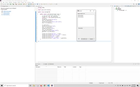 lỗi lúc chạy chương trình java bằng eclipse java programming dạy