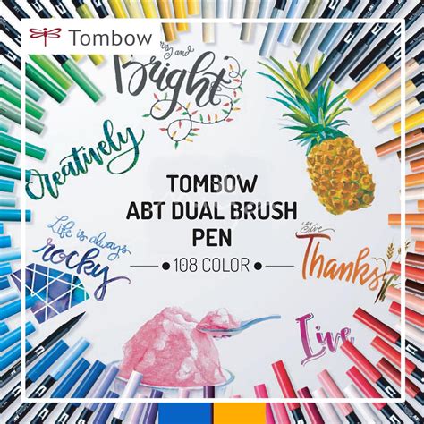 Tombow Abt Dual Brush Pen 108 Pcs Set Calligraphy Pm Before Purchase Shopee Malaysia