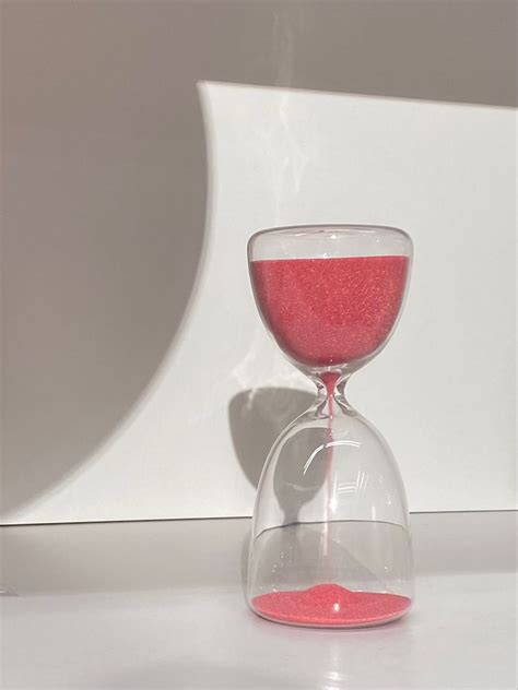 Hourglass With Red Sand