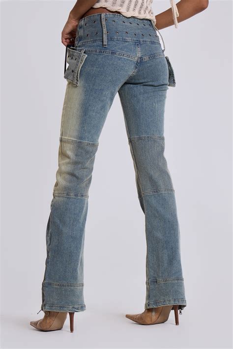 Shop Assassin Light Denim Jeans Jaded London Clothing