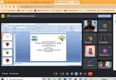 Workshop On ‘computer System Validation And Itqa In Association With