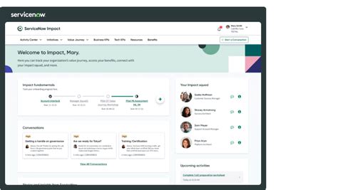 Impact Personalized Value Acceleration Servicenow