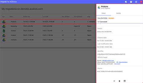 Run Migrations In Quick Mode Aodocs Knowledge Base