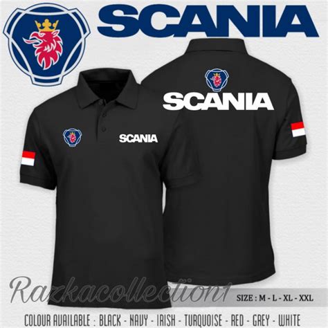 Jual Polo Shirt Scania Baju Kaos Poloshirt Jet Bus Baju Kaos Bus