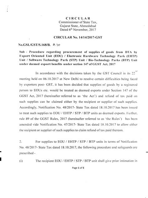 Gst Notification Pdf