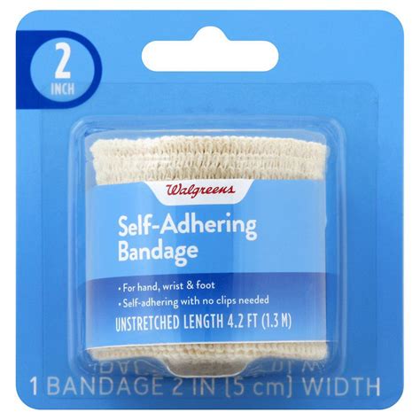 Walgreens Self Adhering Bandage Inch Width Walgreens