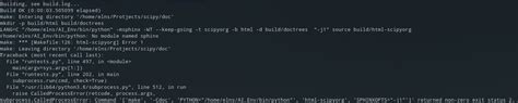 Configuration Error In Runtests Py Doc Issue Scipy Scipy GitHub
