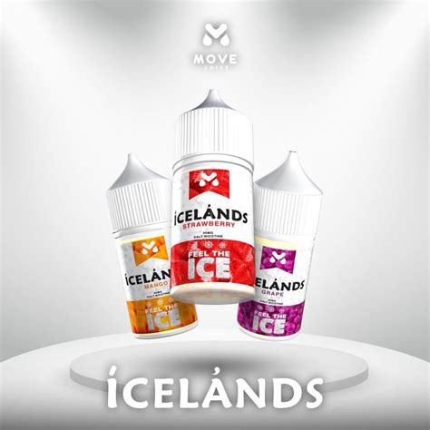 Jual Liquid Icelands Series Salt Nic 30ml 30mg By Move Juice Berpita