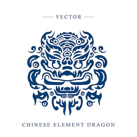 Ano Novo Chinês Do Dragão 2024 Vetor Premium