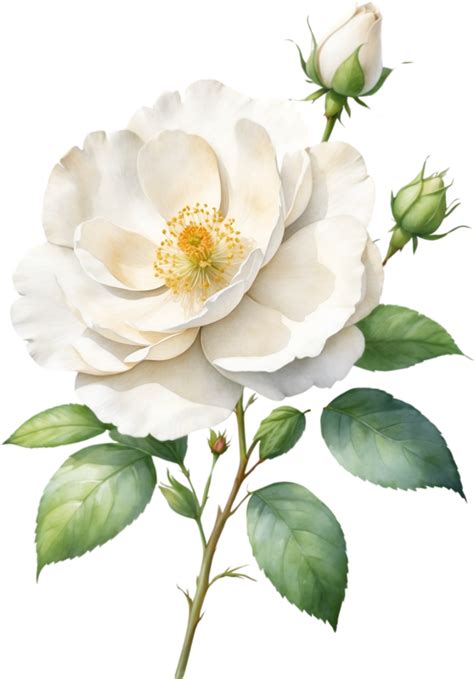 Ai Generated Watercolor Wildflower Clipart Ai Generated 34722304 Png