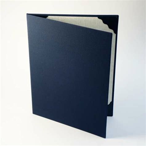 【楽天市場】【紺布表紙】2枚収納用 パット無 証書ファイル 賞状ホルダー 賞状ファイル A4用orb5用※サイズをご選択下さい【ケース