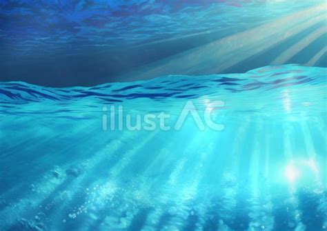 水面に反射する光イラスト No 23687864無料イラスト フリー素材ならイラストAC