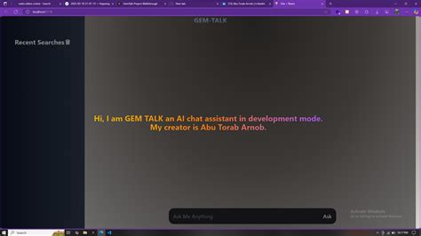 Reactjs Ai Webdevelopment Javascript Frontend Innovation Gemtalk Abu Torab Arnob
