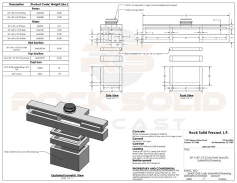 Rock Solid Precast L P Quality Precast Products Type C2 Inlet