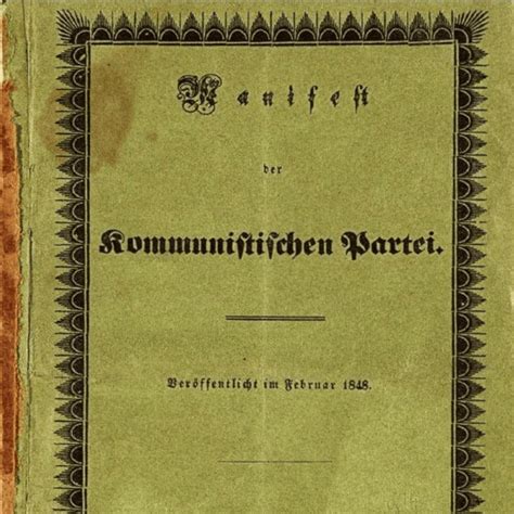 Karl Marx Friedrich Engels Communist Manifesto Chap 1 Bourgeois