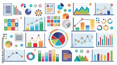 colorful infographic displaying a mix of icons charts and graphs to
