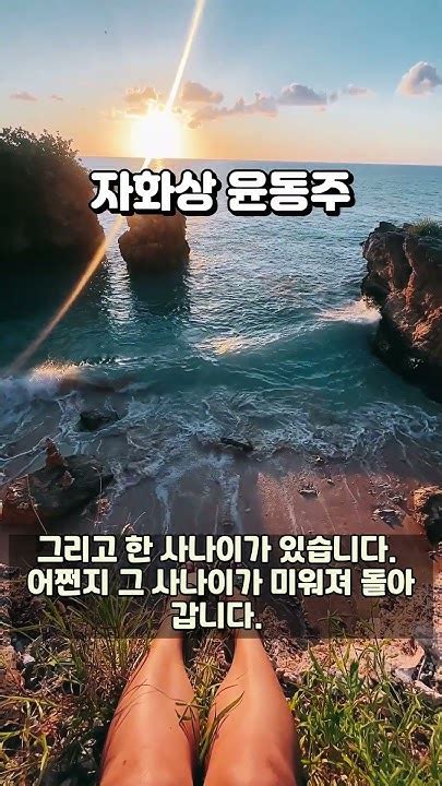 시인 윤동주와 그의 시에 대한 이야기 자화상 윤동주 Youtube