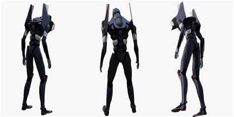 Rigged Eva 03 Unit Neon Genesis Evangelion Low Poly Superhive
