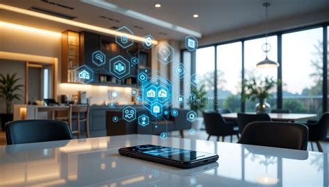 Smart House Modern Smart Home Management System With Augmented Reality Isolated Smart Building