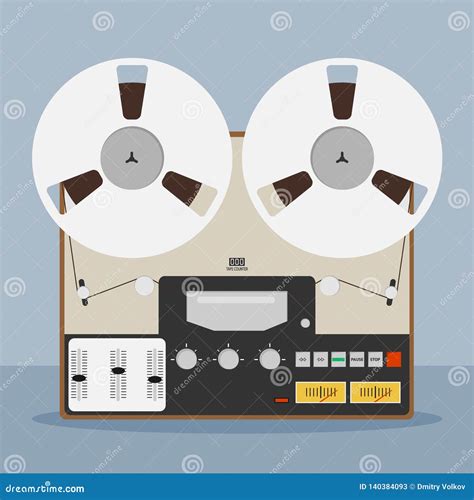 Old Bobbin Tape Recorder Vintage Analog Reel Tape Recorder Original