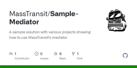Github Masstransit Sample Mediator A Sample Solution With Various