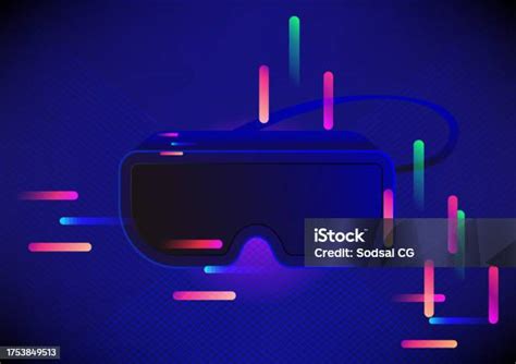 안녕하세요 크리스마스 Vr 가상 현실 3d 재생 게이머 엔터테인먼트 인터랙티브 안경 기술 추상 배경 벡터 일러스트레이션 0명에