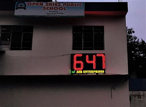Large 7 Segment Led Wall Clocks At ₹ 4500 Piece Vilholi Nashik Id