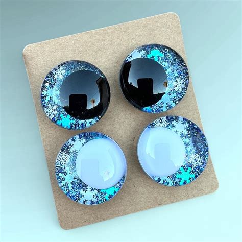Snowfall Eyes Snowflake Glitter Safety Eyes Christmas Holiday