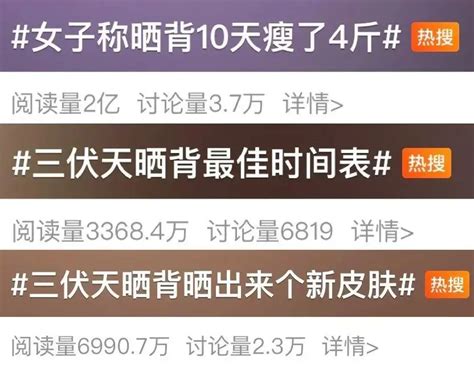 “三伏天晒背”火了，有人晒背10天瘦4斤？医生提醒→ 知乎