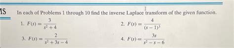 [solved] problem 4 please in each of problems 1 through 10