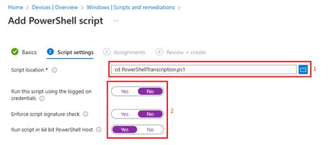 Mdm71audit‑ready Powershell Enable And Setup Powershell Transcription Via Microsoft Intune