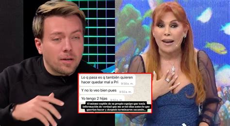 Julián Zucchi Hace Fuerte Denuncia En Redes Contra Magaly Medida Y Su