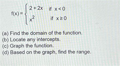 solved f x {2 2x if x