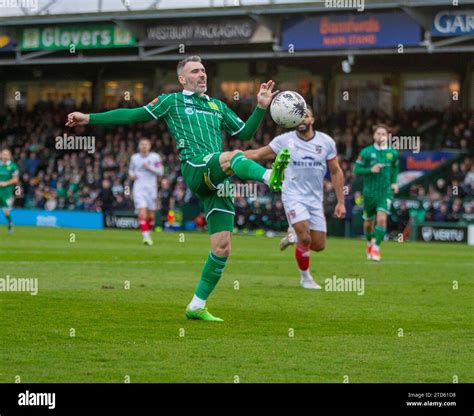 Micheal Smith Of Yeovil Town During The National League South Match At