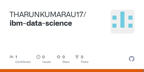 Github Tharunkumarau Ibm Data Science