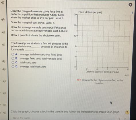 Solved Draw The Marginal Revenue Curve For A Firm In Perfect Chegg