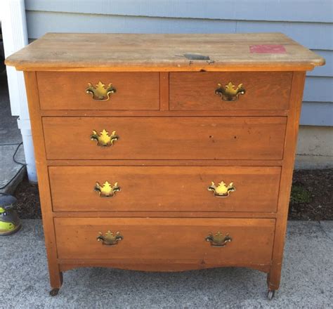 Junkin Dresser Restyled In Driftwood Milk Paint General Finishes