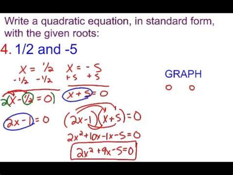 Write A Quadratic Equation Given Two Points Calculator Tessshebaylo