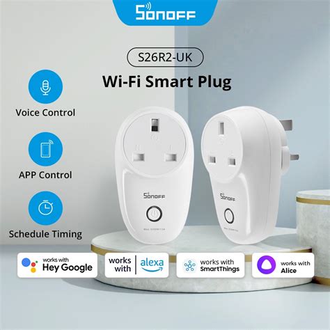 Sonoff S26r2zb Zigbee Uk Type Wifi Smart Plug Smart Socket App