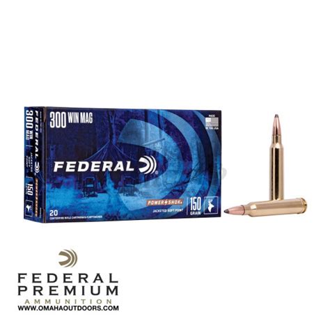 Federal Power Shok 300 Win Mag 150 Grain