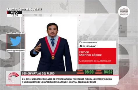 Congreso Del Perú On Twitter Con 105 Votos A Favor El Plenovirtual