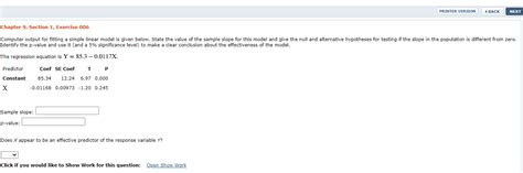 Solved Printer Version 4 Back Next Chapter 9 Section 1