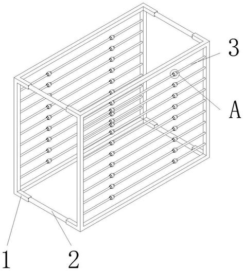 一种光学玻璃加工用烘烤架的制作方法
