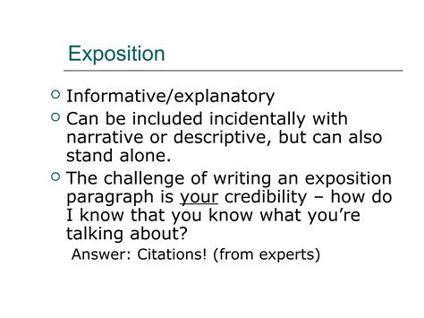 paragraph types ppt