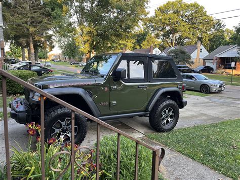 Ohio JL 2 Door OEM Half Doors With Premium Uppers Sarge Green Jeep